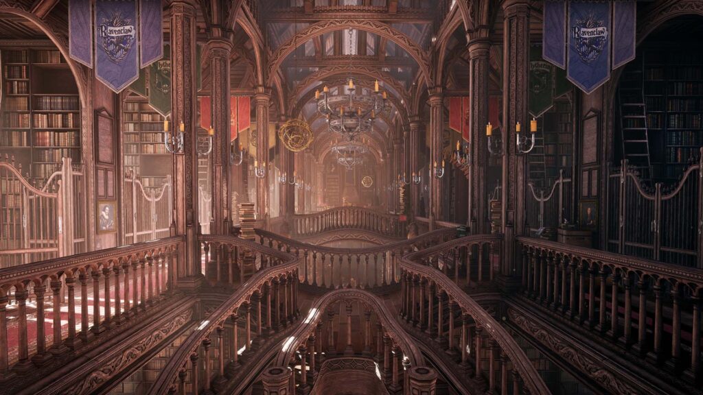 Hogwarts Library by Jefferson Bacquey – Dungeons & Toast